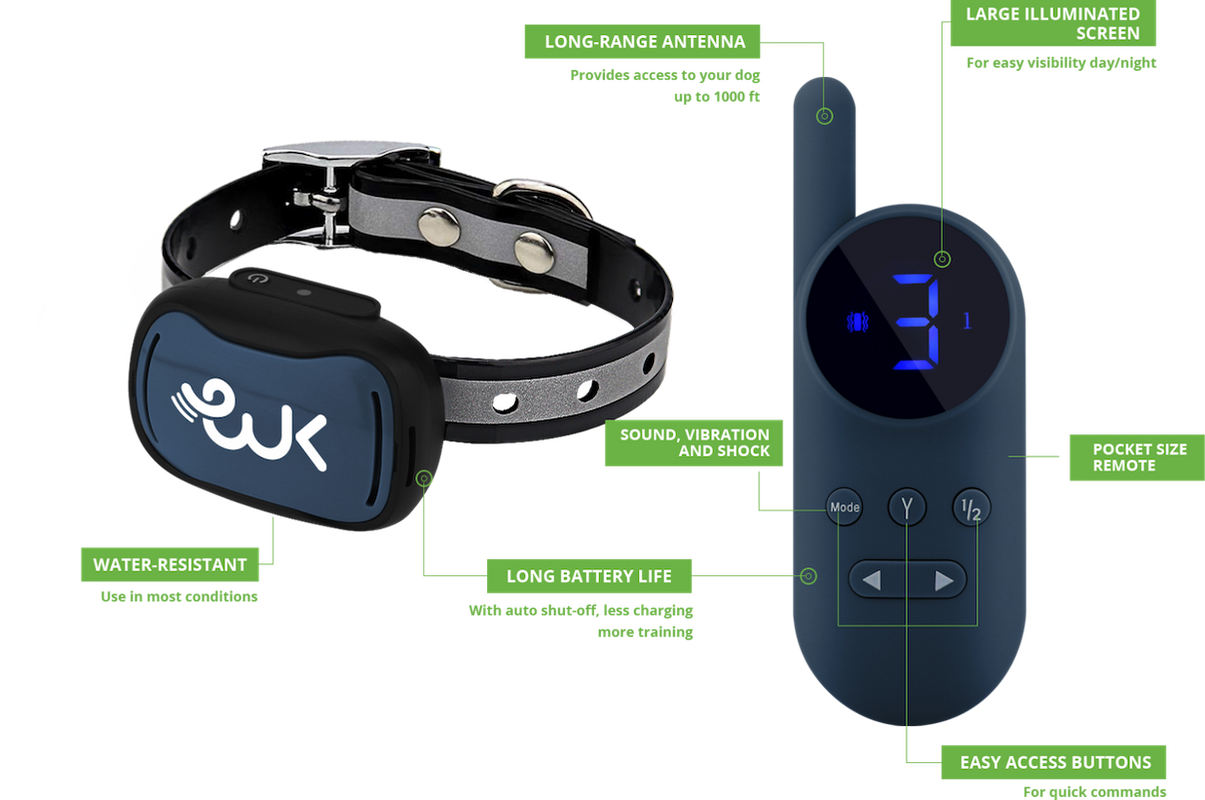Shock Collar for Small Dogs | Best Shock Collar with Remote for Biting ...